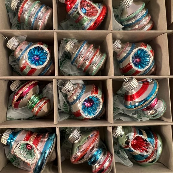 Christopher Radko | Holiday | Christmas Ornaments Radko Shiny Brite Set ...